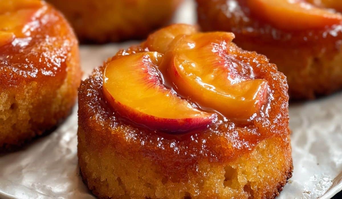 Peach Upside-Down Mini Cakes: 9 Steps to the Ultimate Summer Dessert