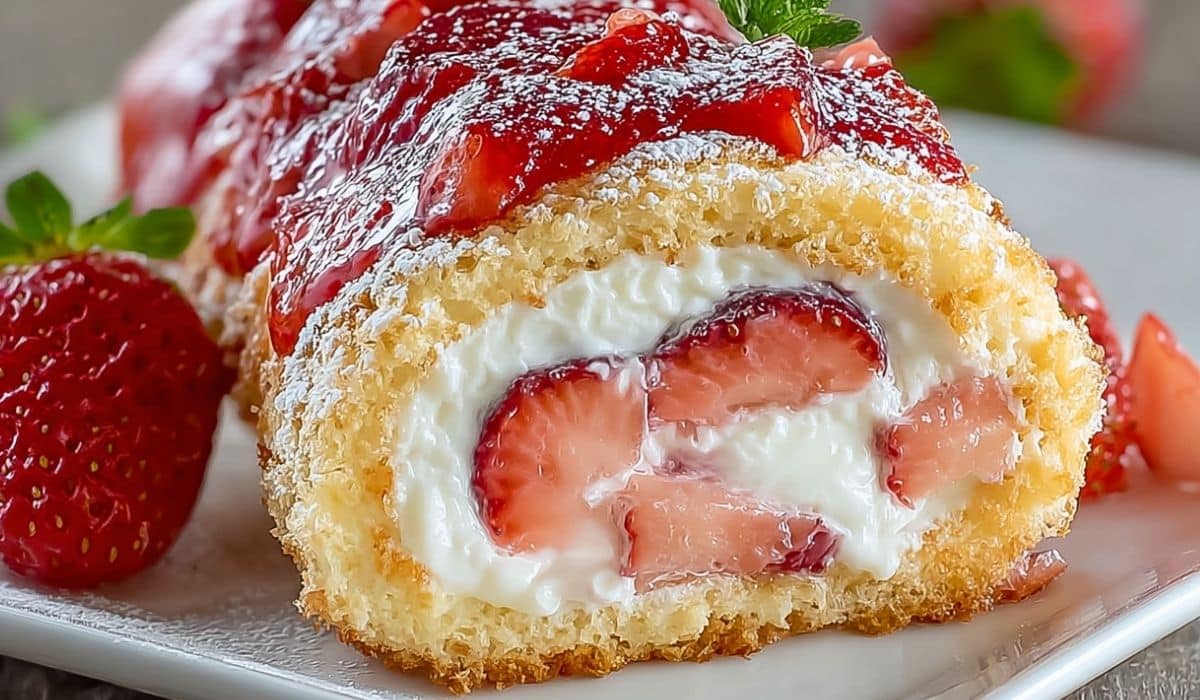 Strawberry Cheesecake Roll Recipe – 1 Stunning Dessert You’ll Love