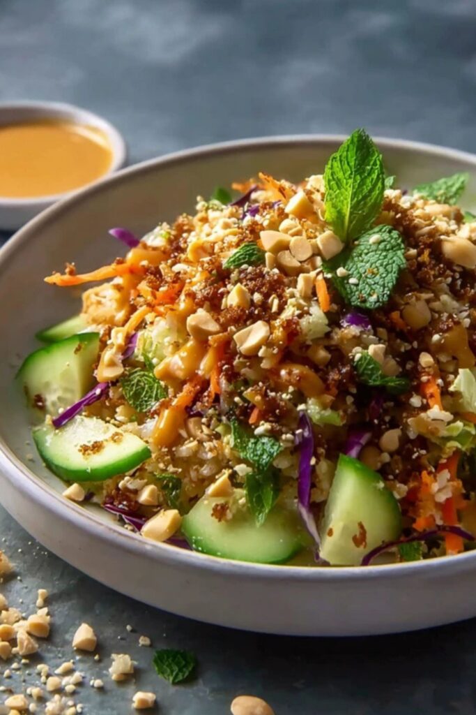 Asian Crispy Rice Salad With Peanut Sesame Dressing: 7 Reasons It’s a ...