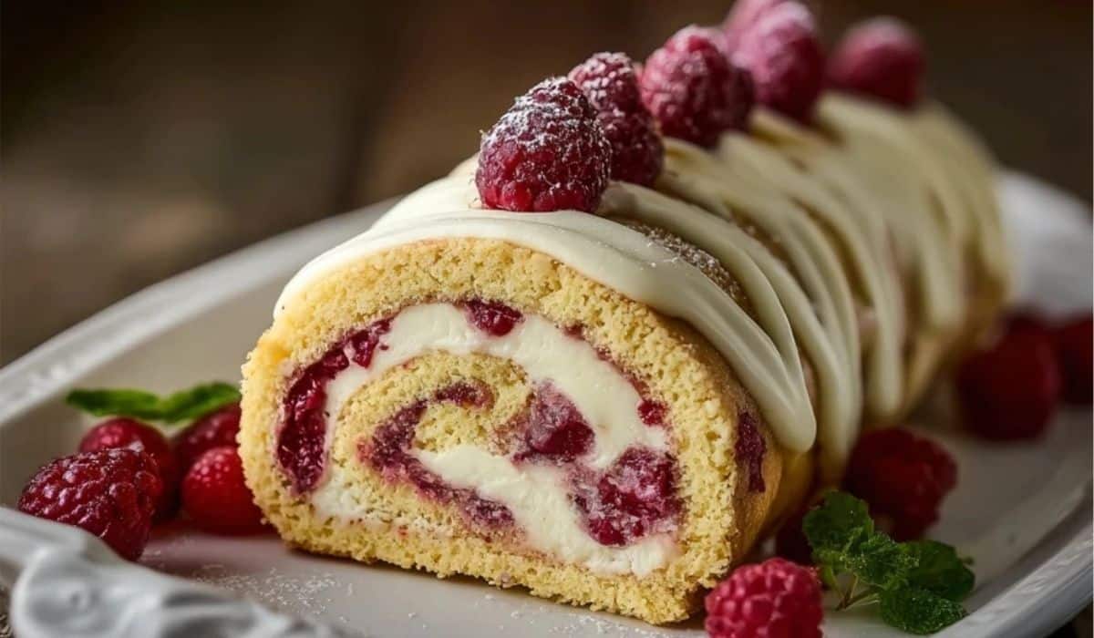 Decadent Raspberry and White Chocolate Roll Cake – 7 Stunning Secrets ...