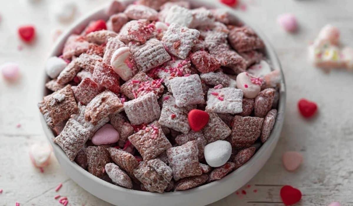 Valentine’s Day Muddy Buddies Recipe: Irresistible 15-Minute Treat